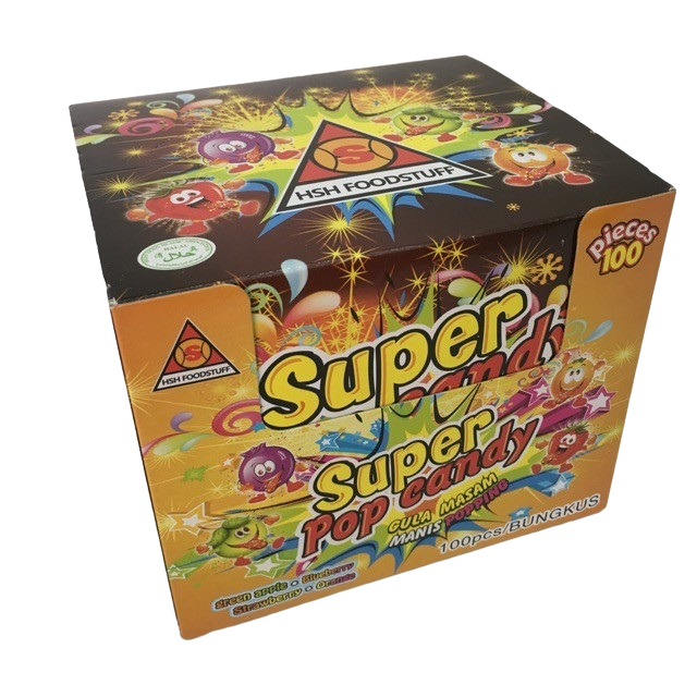 [100PCS] AKIKO SUPER POP CANDY GULA MANIS MASAM POPPING | Shopee Malaysia