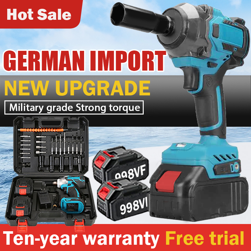 🔥In Stock🔥Electric Impact Wrench High Torque Brushless Cordless 3 in 1 ...