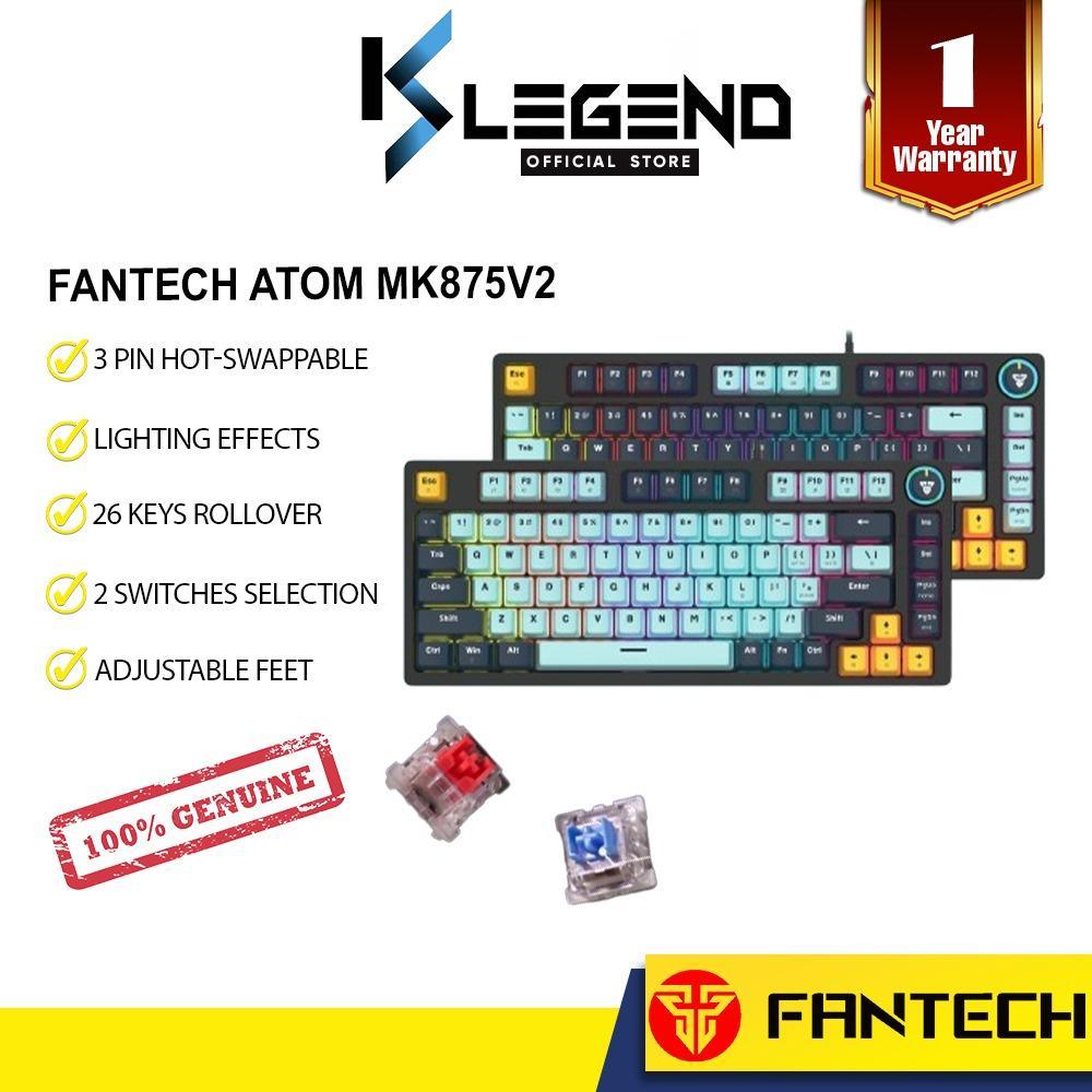 FANTECH MK874v2 ATOM 63 MECHANICAL KEYBOARD MIZU EDITION | Shopee Malaysia