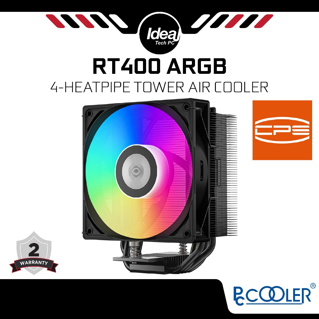 PCCOOLER PALADIN RT400 ARGB | HITAM | KIPAS ARGB BERPRESTASI TINGGI ...