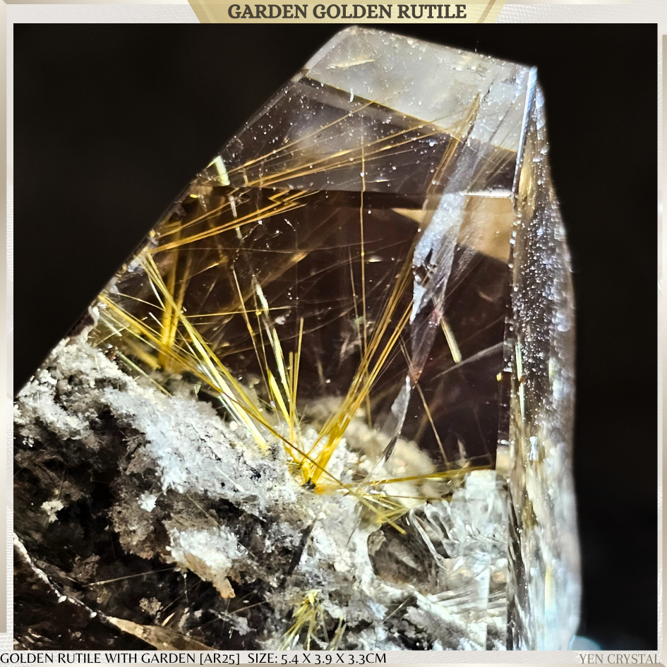 GOLDEN RUTILE GARDEN *PREMIUM GRADE* MADAGASCAR [AR25] Abundance ...
