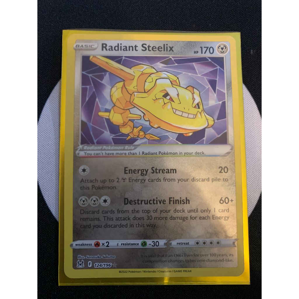 Radiant Steelix 124/196 Pokemon TCG | Shopee Malaysia
