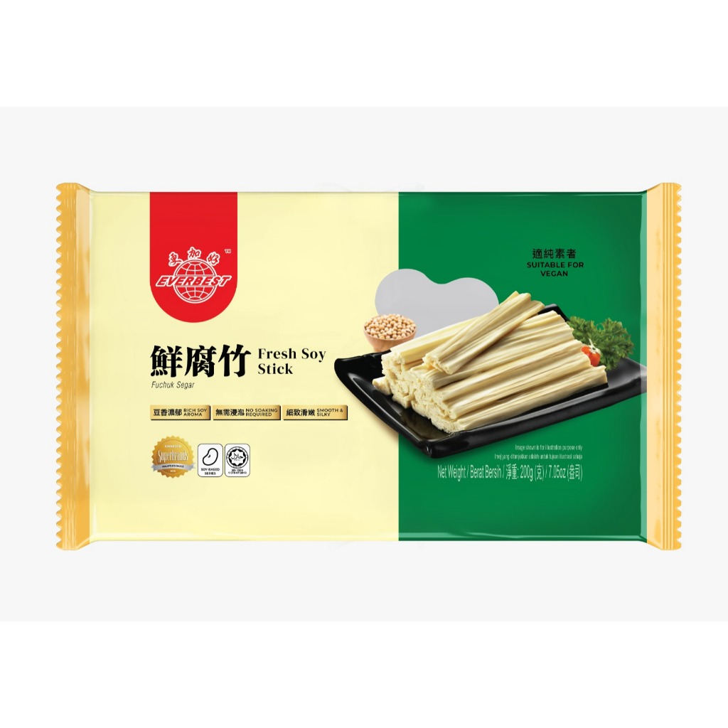 Everbest, Vegetarian Frozen Fresh Soy Stick (200g) 更加好鲜腐竹 | Shopee Malaysia
