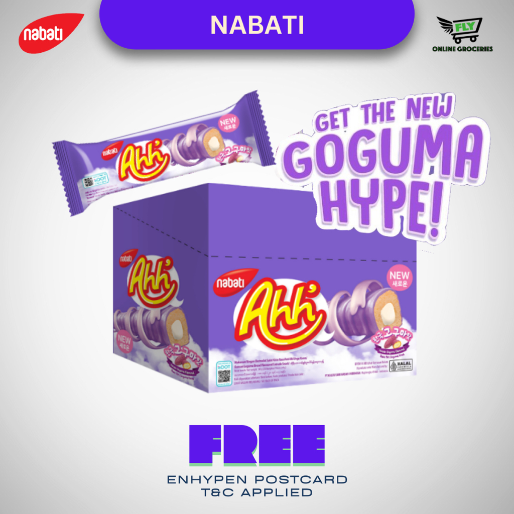 Nabati Ahh' Goguma Snack 4g/80g | Shopee Malaysia