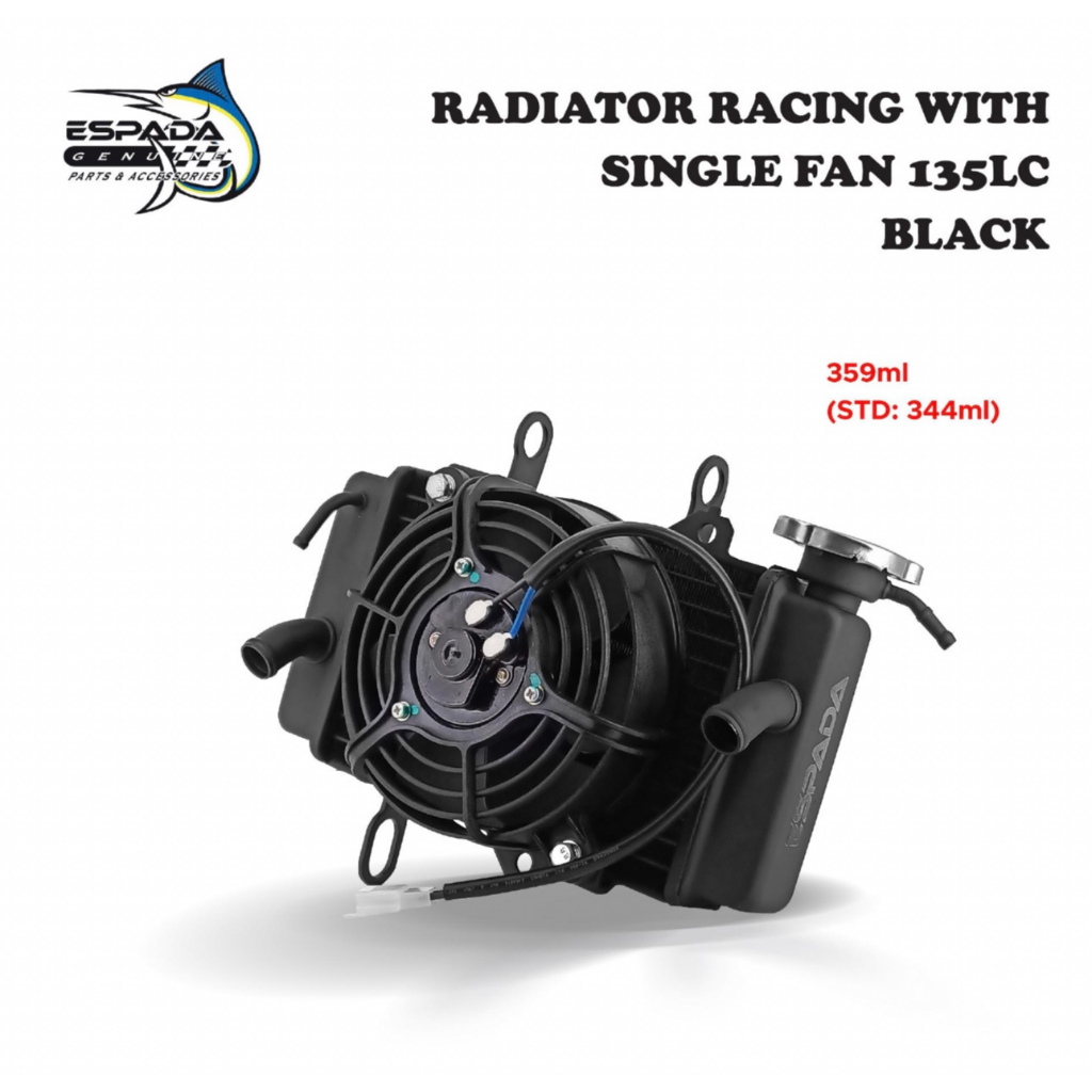 Ride Wild Espada Big Radiator FAN Racing Y15ZR LC135 RS150 32MM COOLANT ...