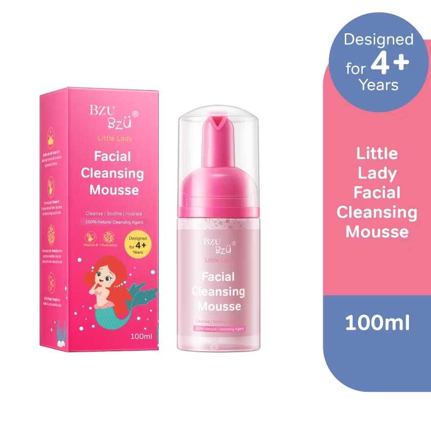 BZU BZU Little Lady Facial Cleansing Mousse (100ml) | Shopee Malaysia