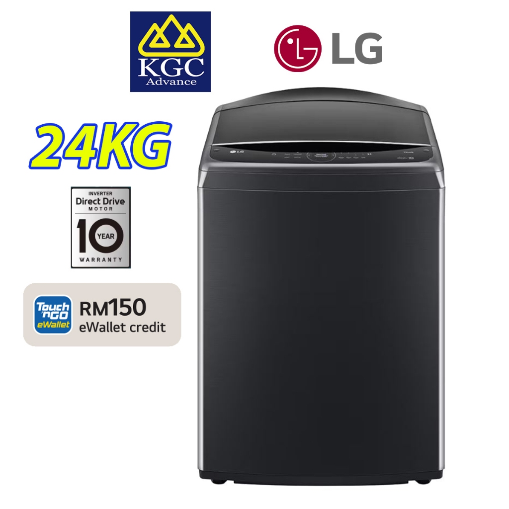 [Free Ship] LG Top Load Washer TV2724SV9K 24kg Inverter Washing Machine ...