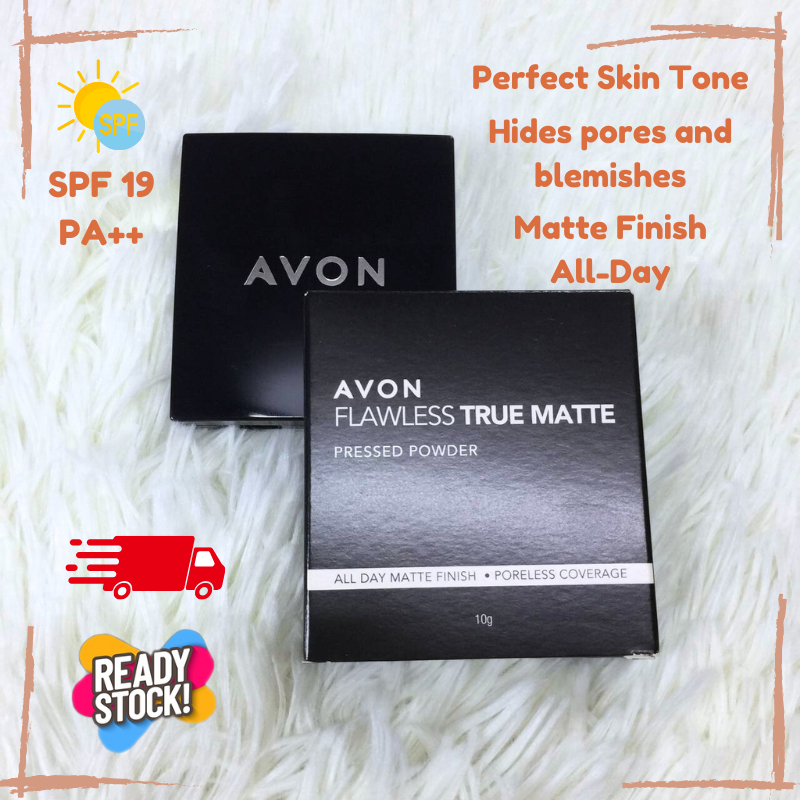 Avon True Color Flawless Pro Matte Pressed Powder 11.34g | Shopee Malaysia