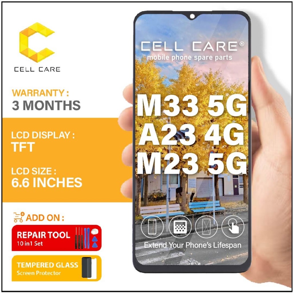 LCD Display Screen Compatible For SAMSUNG A23 4G A235F / M23 5G M236B ...