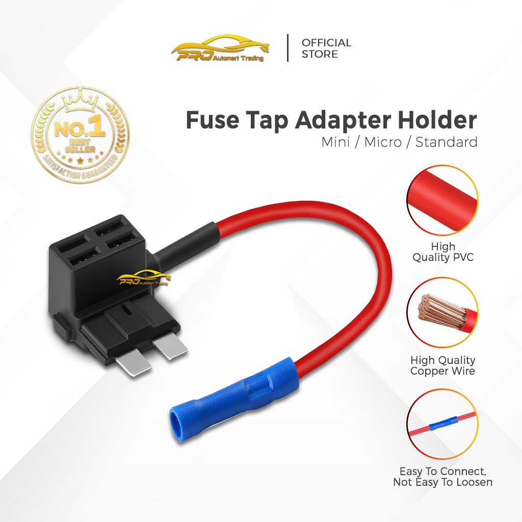 Mini Micro Standard Blade Fuse Tap Holder Fius Tap Add-A-Circuit Line ...