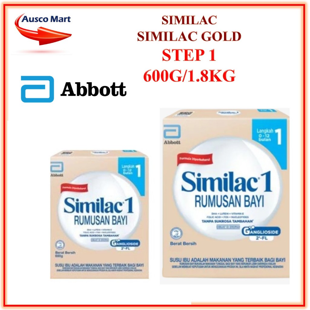 SIMILAC GOLD STEP 1 RUMUSAN BAYI 600G/1.8KG | Shopee Malaysia
