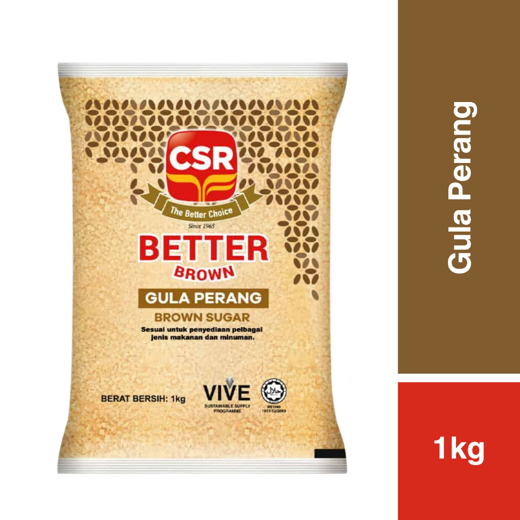 CSR Better Brown Sugar / Gula Perang 1kg | Shopee Malaysia