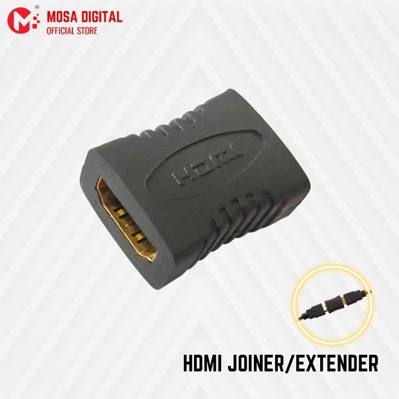 MOSA HDMI Cable Extender Coupler Joiner Straight Joint Female to Female ...