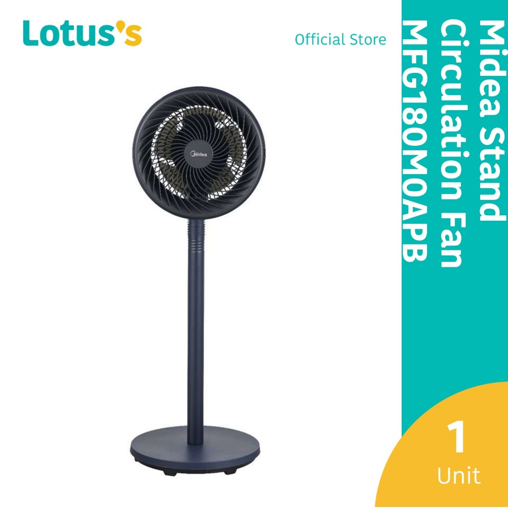 Midea Stand Circulation Fan MFG180M0APB | Shopee Malaysia