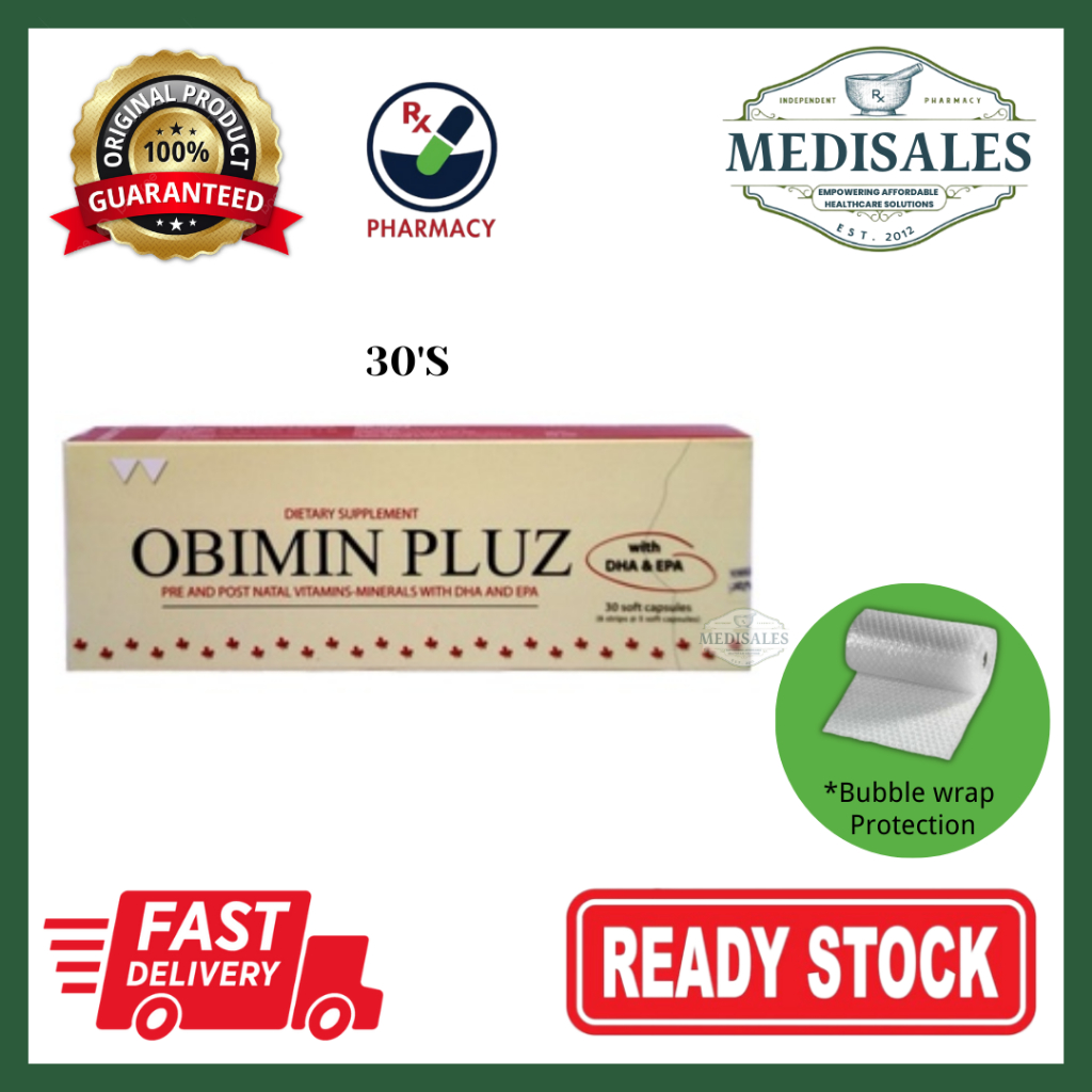 OBIMIN PLUZ PLUS 30'S (EXP 01/2026) | Shopee Malaysia