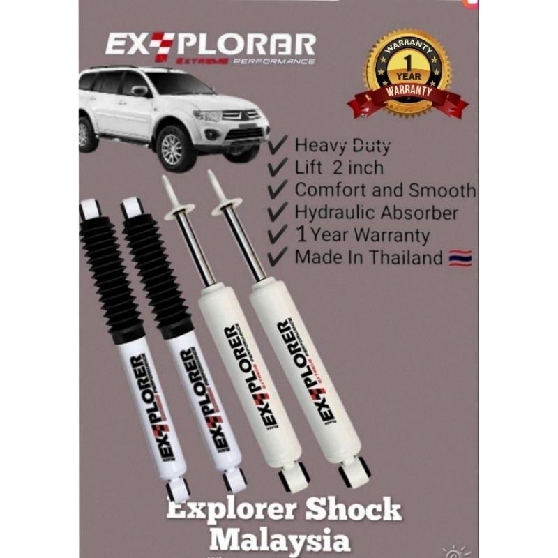 Explorer Absorber. Mit. Pajaro sport ( Front and Rear 4 pcs) lift up 2 ...