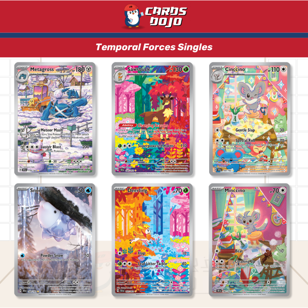 [READY STOCK] Temporal Forces Singles IR/FA/GOLD Pokemon TCG English Ver - Deerling Sawsbuck ...
