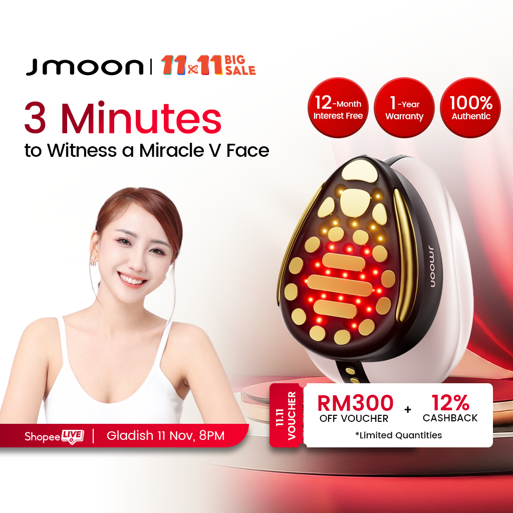 Gladish x Jmoon 12-electrode Oversize Iron Beauty Device 3x Lift and Tighten Skin M12 MAX ...