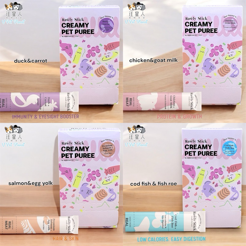 Amelisa Pet & Co. Rawly Stick Pet Puree (25 Stick/Box) | Shopee Malaysia