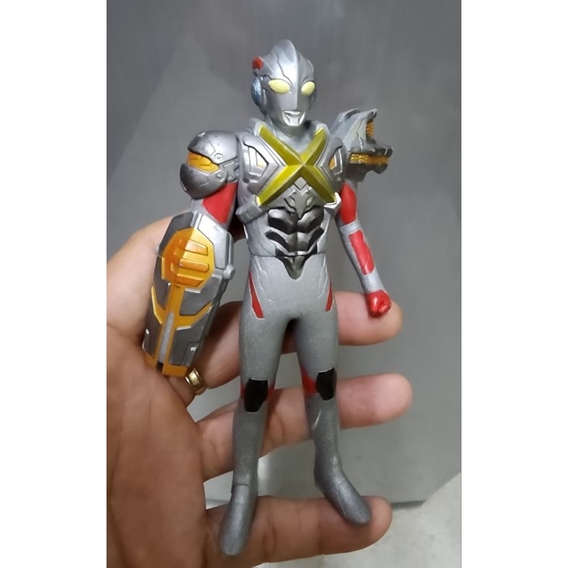 (Live scan) Bandai Ultra Hero Ultraman X Eleking armor sofubi 5.5 spark ...