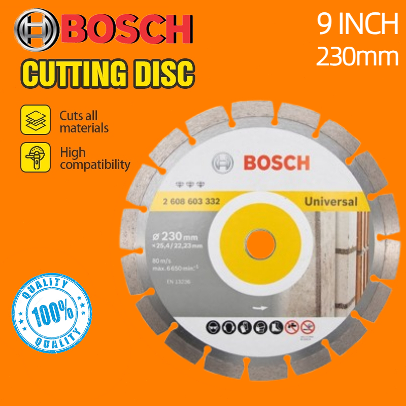 🔥Ready Stock🔥9" Bosch Concrete Cutting Disc universal Cutting Wheel ...