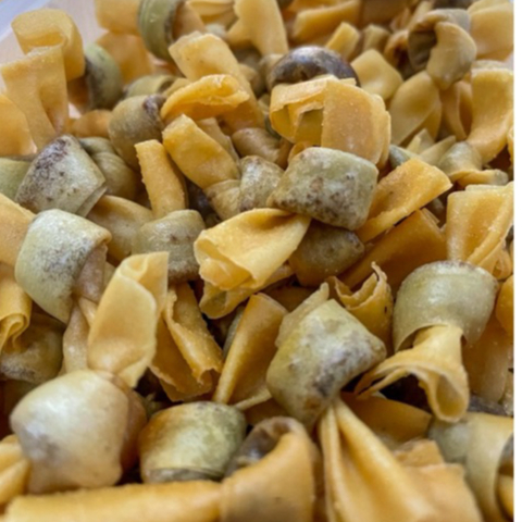 Popia Simpul mini inti serunding inti ikan / Popia mini inti udang 200g ...
