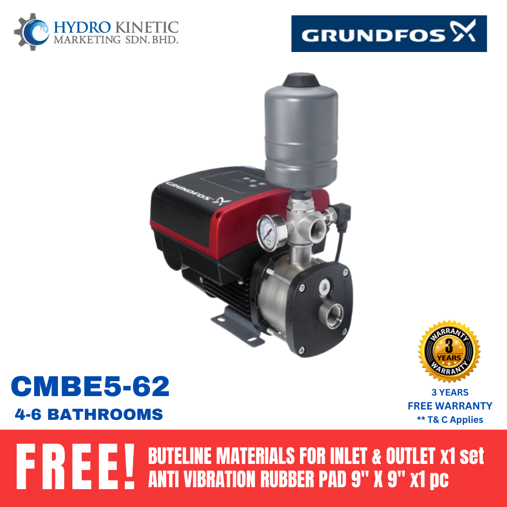GRUNDFOS Home Water Booster Pump CMBE5-62 | Shopee Malaysia