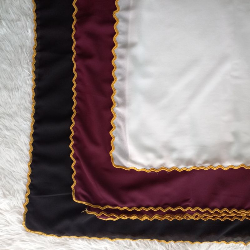 Shawl Sulam Chiffon Halus Premium Kemas, Selendang Bahu, Veil Tunang ...