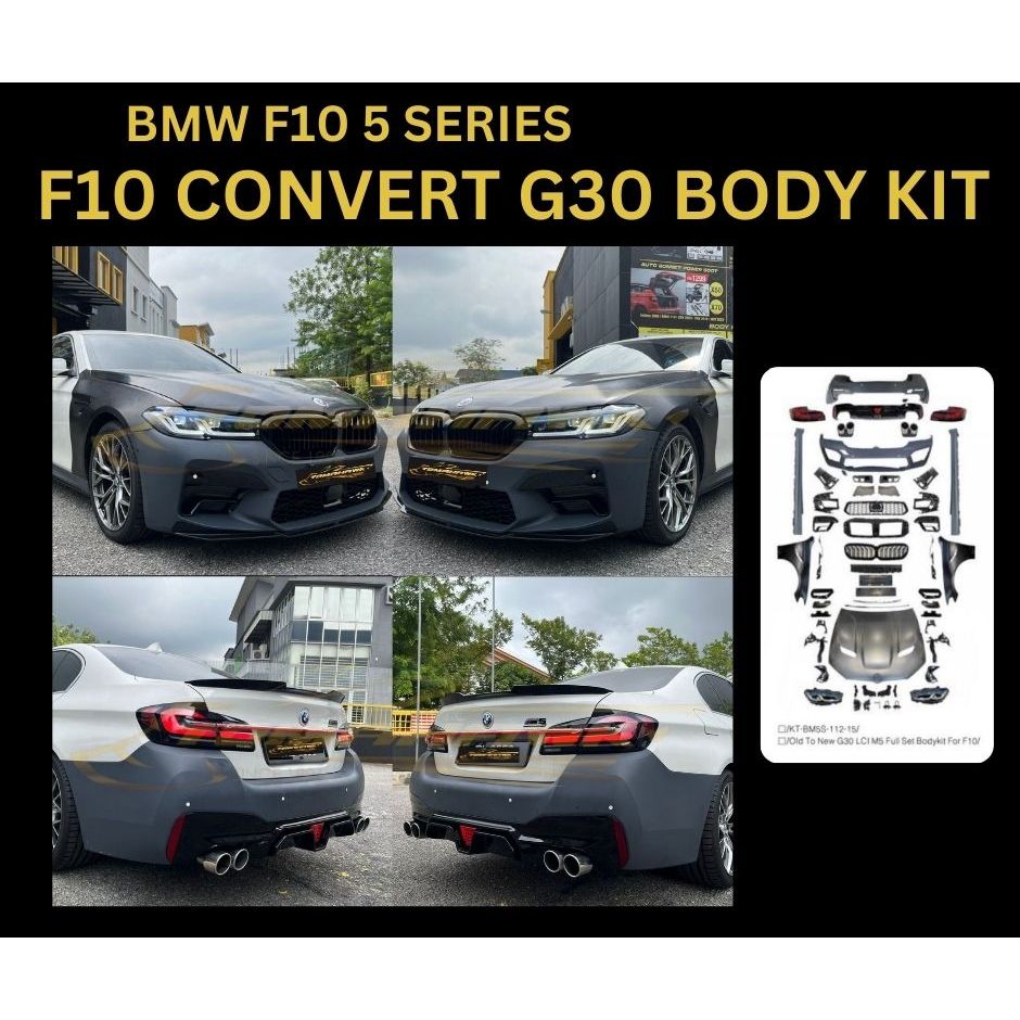 BMW F10 5 Series Convert BMW G30 M5 Full Set Body Kit | Shopee Malaysia