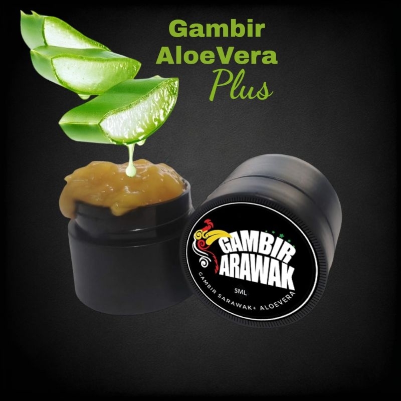 Gel Gambiier Sarawak Asli Aloevera Plus | Herba Turun Temurun | Shopee ...