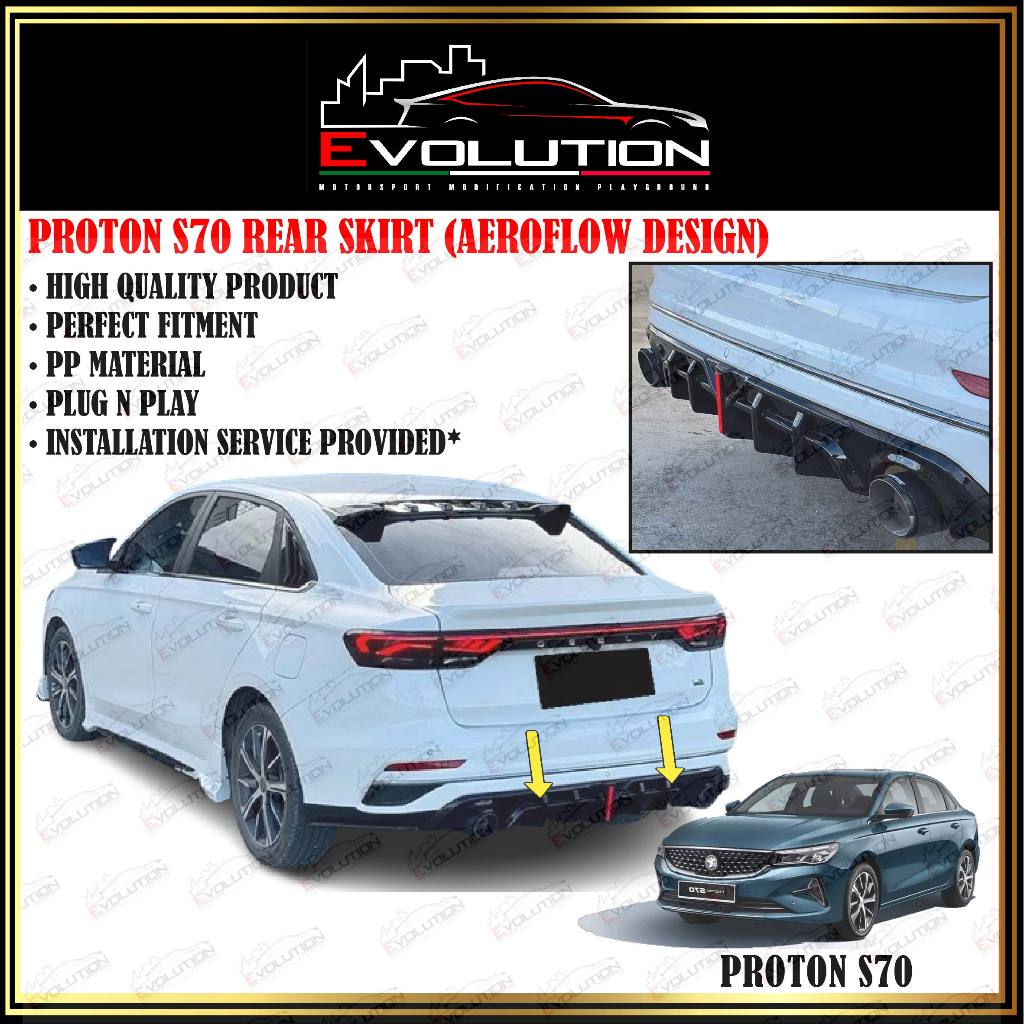 [NEW PRODUCT] PROTON S70 AEROFLOW DESIGN BODYKIT REAR SKIRT | Shopee ...