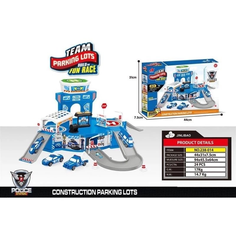 Young Engineers Parking Garage Playset-TEAM PARKING LOT BUILT THE FUN ...