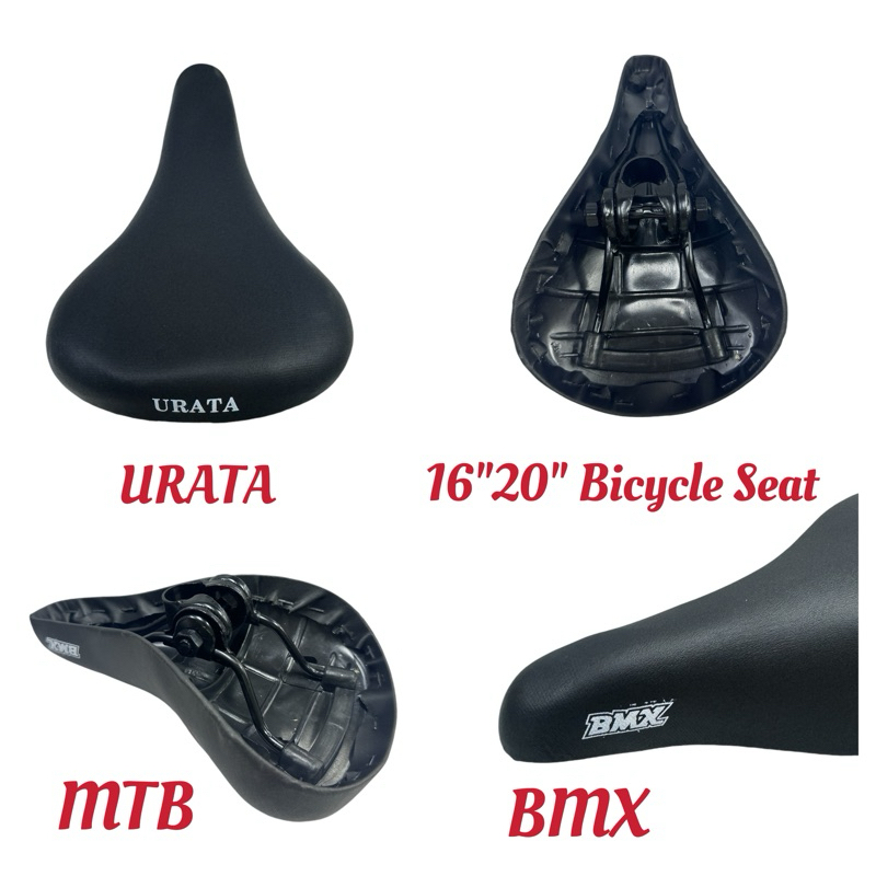 16"20"Bicycle Seat Saddle BMX MTB Seat Basikal urata Lajak | Shopee ...