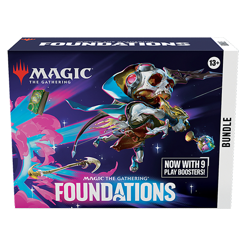 Magic: The Gathering Foundations Bundle - 9 Play Boosters, 40 Land ...