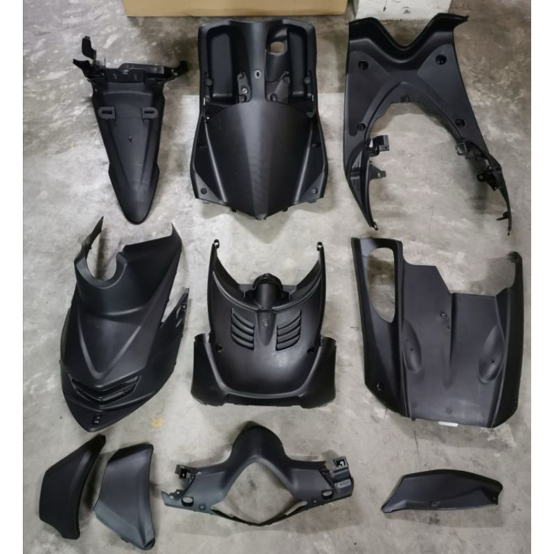 YAMAHA EGOS EGO-S EGOS 115 SCOOTER INNER SET COMPLETE SET HITAM SEBAM ...