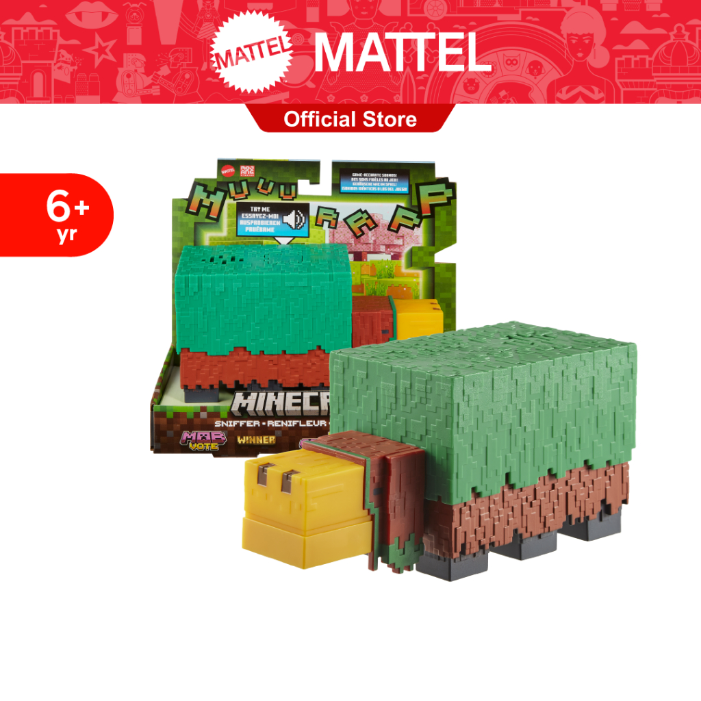 Minecraft Sniffer Action Figure With Game-Accurate Sounds, 3.25-Inch ...