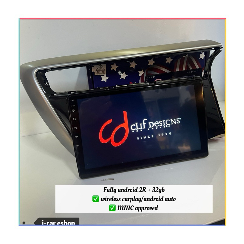 myvi gen3 2018 -2023 clif design 2+32 | support car play with casing ...