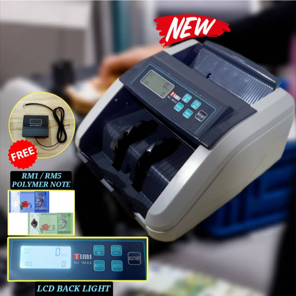 Note Counting Machine丨NC-1Max Note Counter Machine *Calculate Function ...