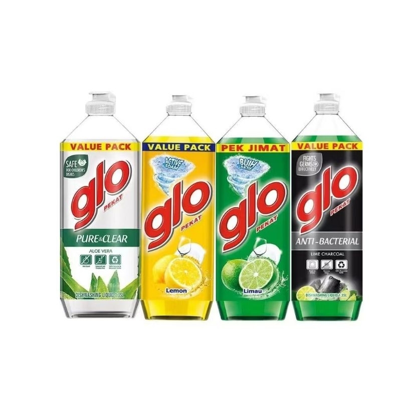 GLO Cecair Pencuci Pinggan Power Clean Lemon/Lime Charcoal/Lime [MEGA ...