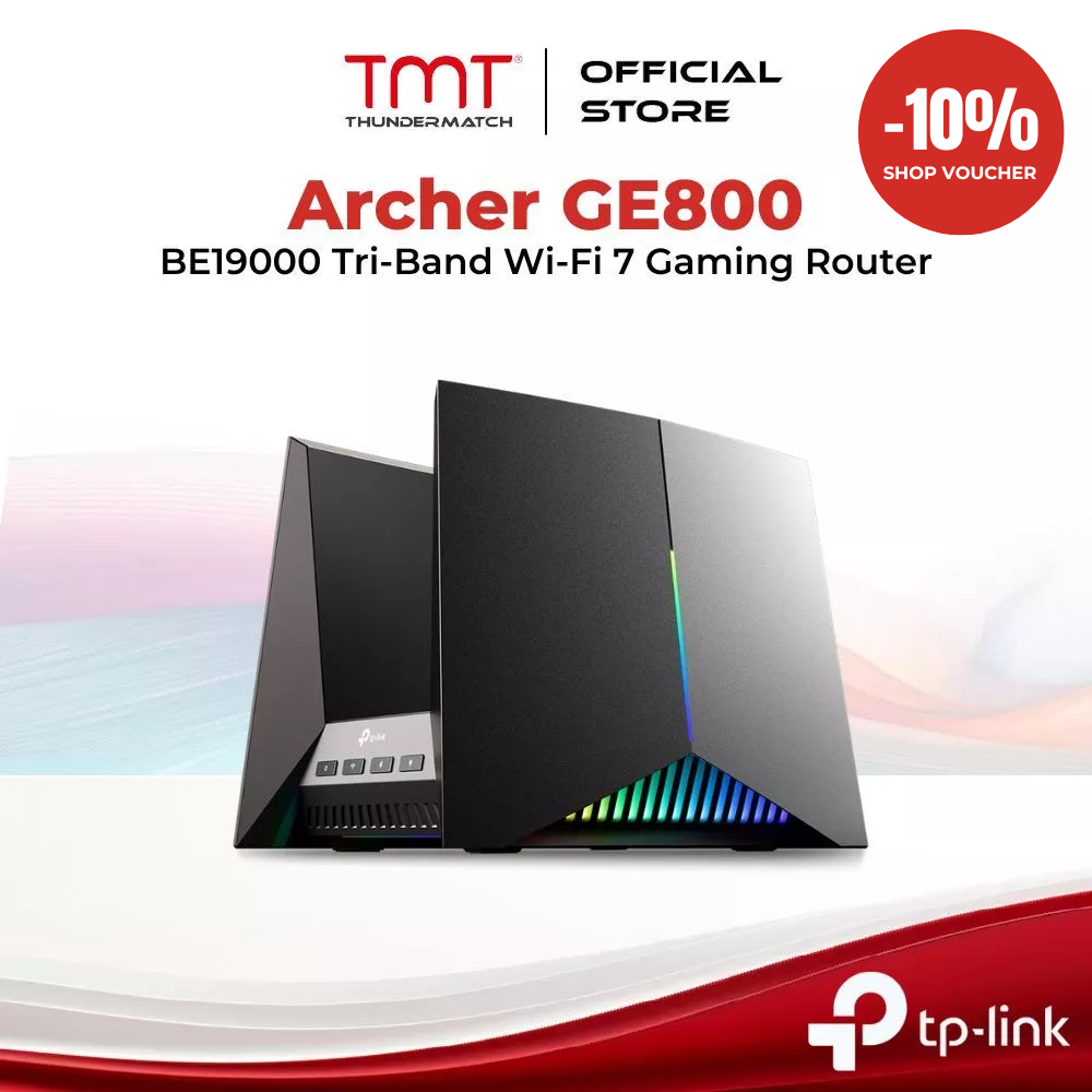 TP-Link Archer GE800 BE19000 Tri-Band Wi-Fi 7 Gaming Router | Shopee ...
