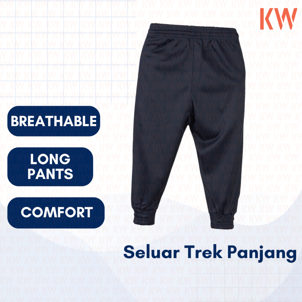 KC Seluar Trek Panjang Sekolah Long Trousers School Pants Extra Elastic ...