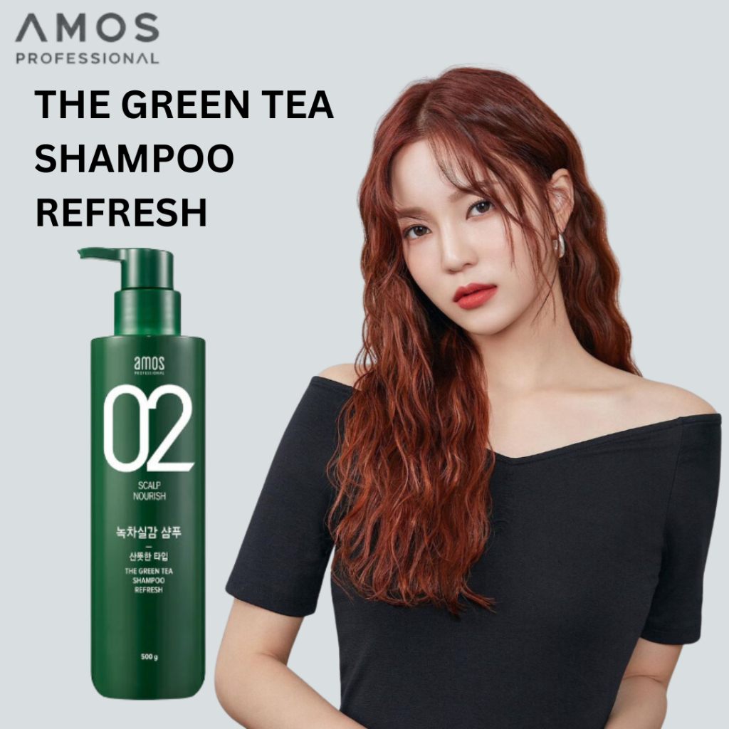 AMOS Professional Green Tea Shampoo (500g) AM002 | Shopee Malaysia