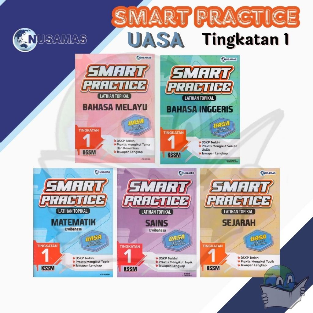 Buku Aktiviti Smart Practice Latihan Topikal UASA Tingkatan 1 - B ...
