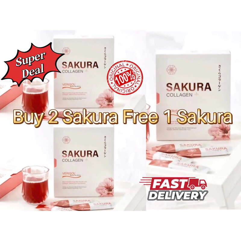 💥Super Deal💥 Buy 2 FREE 1 Vii Nutrition Halal Sakura collegen+ ...