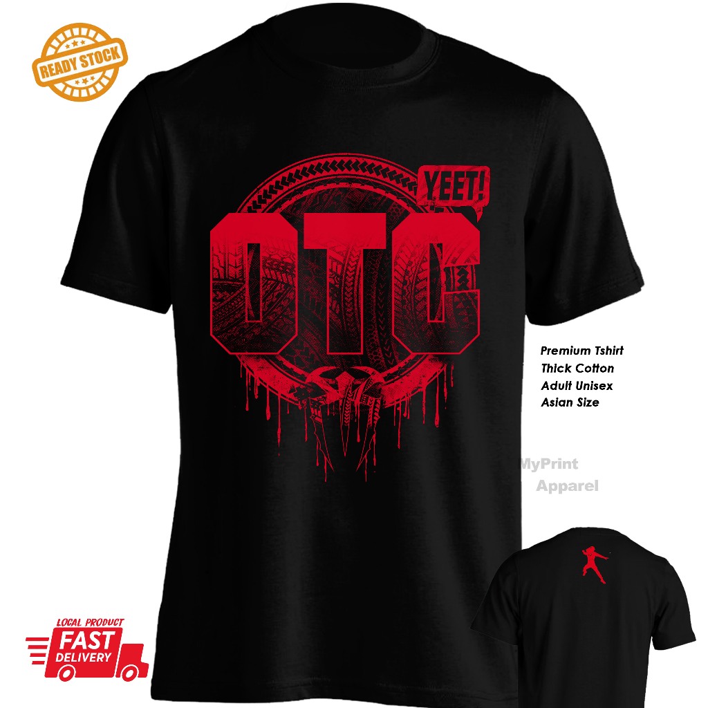 Roman Reigns OTC Yeet uso solo wrestling T-Shirt cotton | Shopee Malaysia