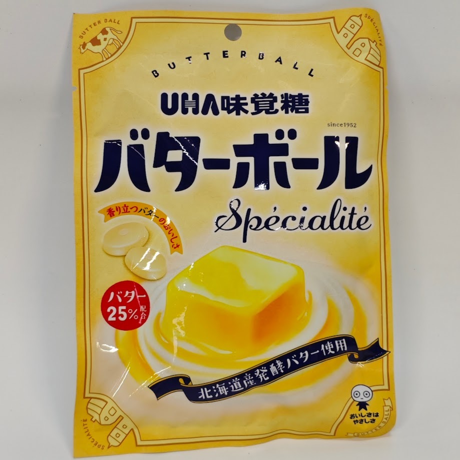 UHA Mikakuto Butter Ball Specialite Candy with Hokkaido Fermented ...