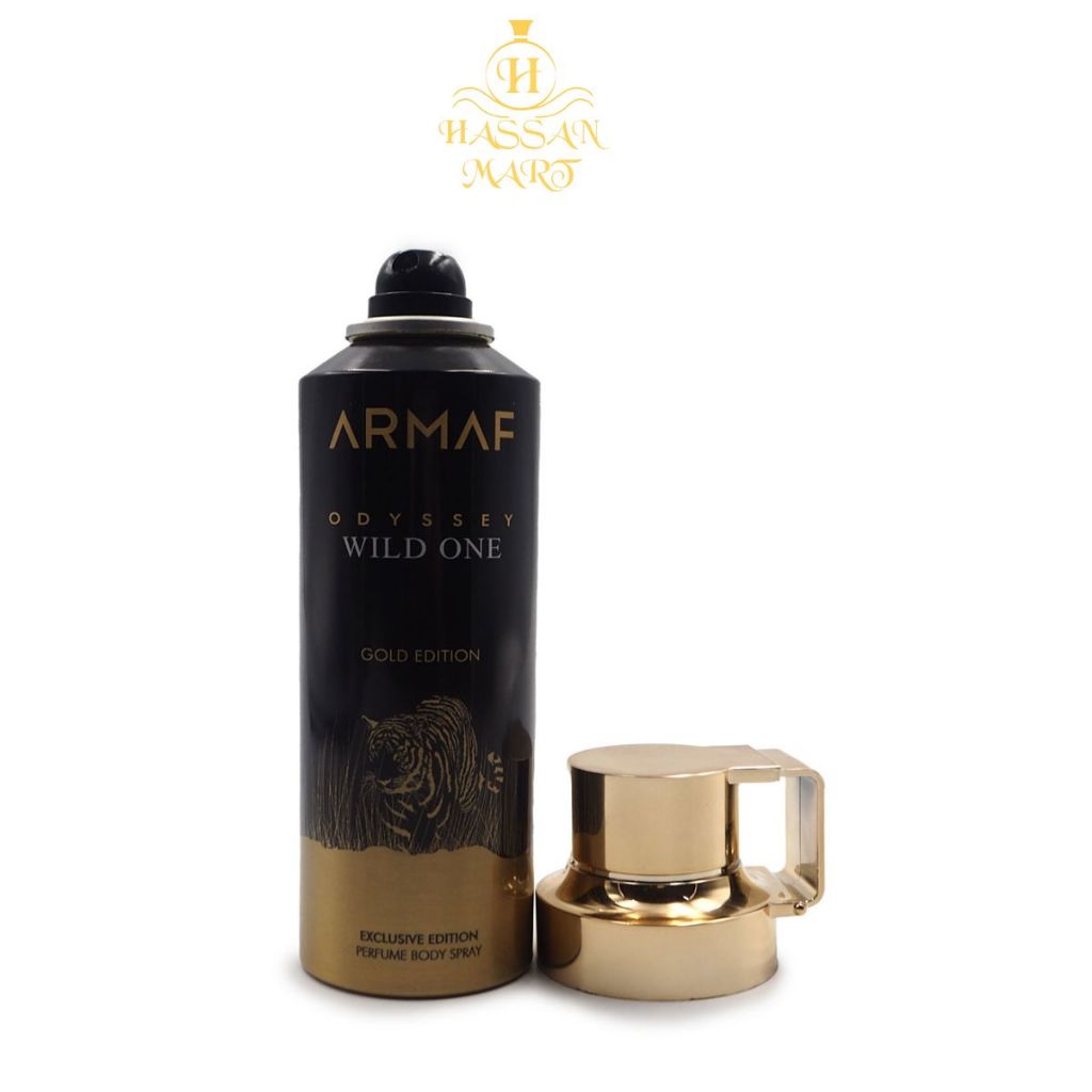 ODYSSEY WILD ONE GOLD EDITION PERFUME BODY SPRAY FOR MEN BY ARMAF 200ML | Shopee Malaysia