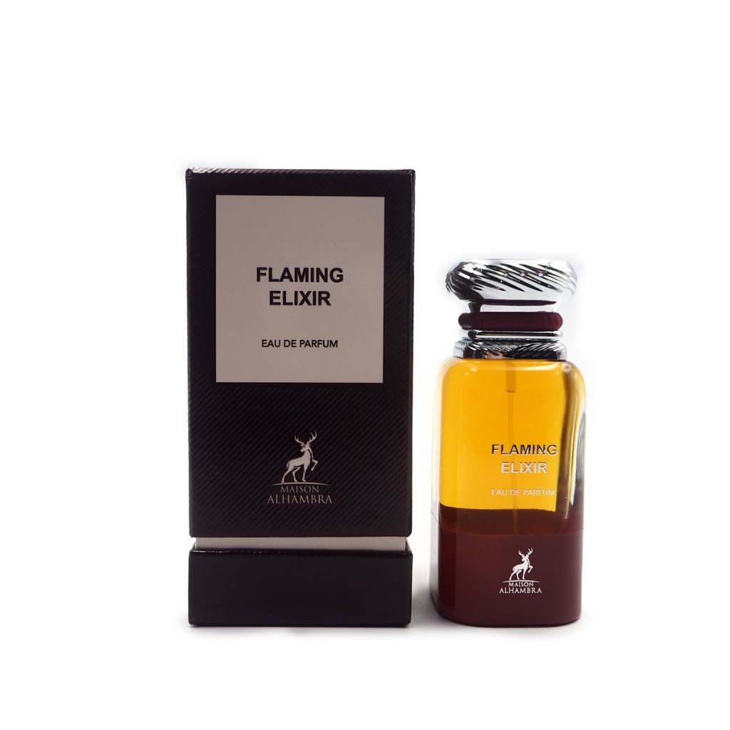 FLAMING ELIXIR EAU DE PARFUM FOR MEN BY MAISON ALHAMBRA 80ML | Shopee ...