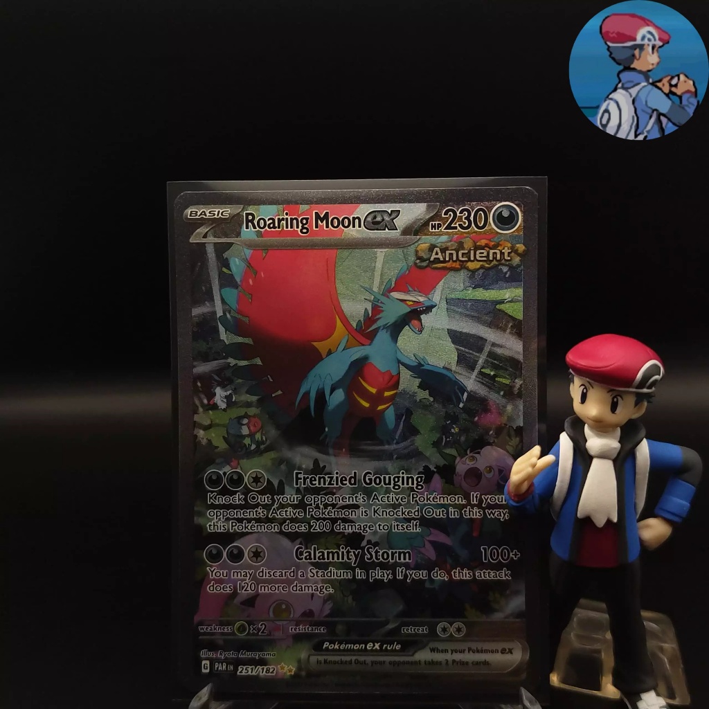 Roaring Moon ex - 251/182 - Special Illustration Rare - Paradox Rift ...