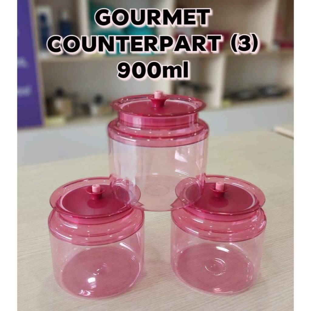 Tupperware Bekas Kuih Counterpart 900ml (3) Gourmet Counterpart | Shopee Malaysia